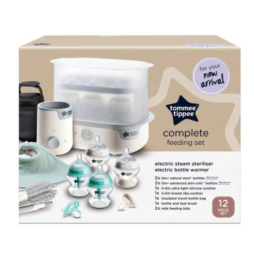 Mamatoto Mother Child Lifestyle Shop TOMMEE TIPPEE Complete Feeding Set White